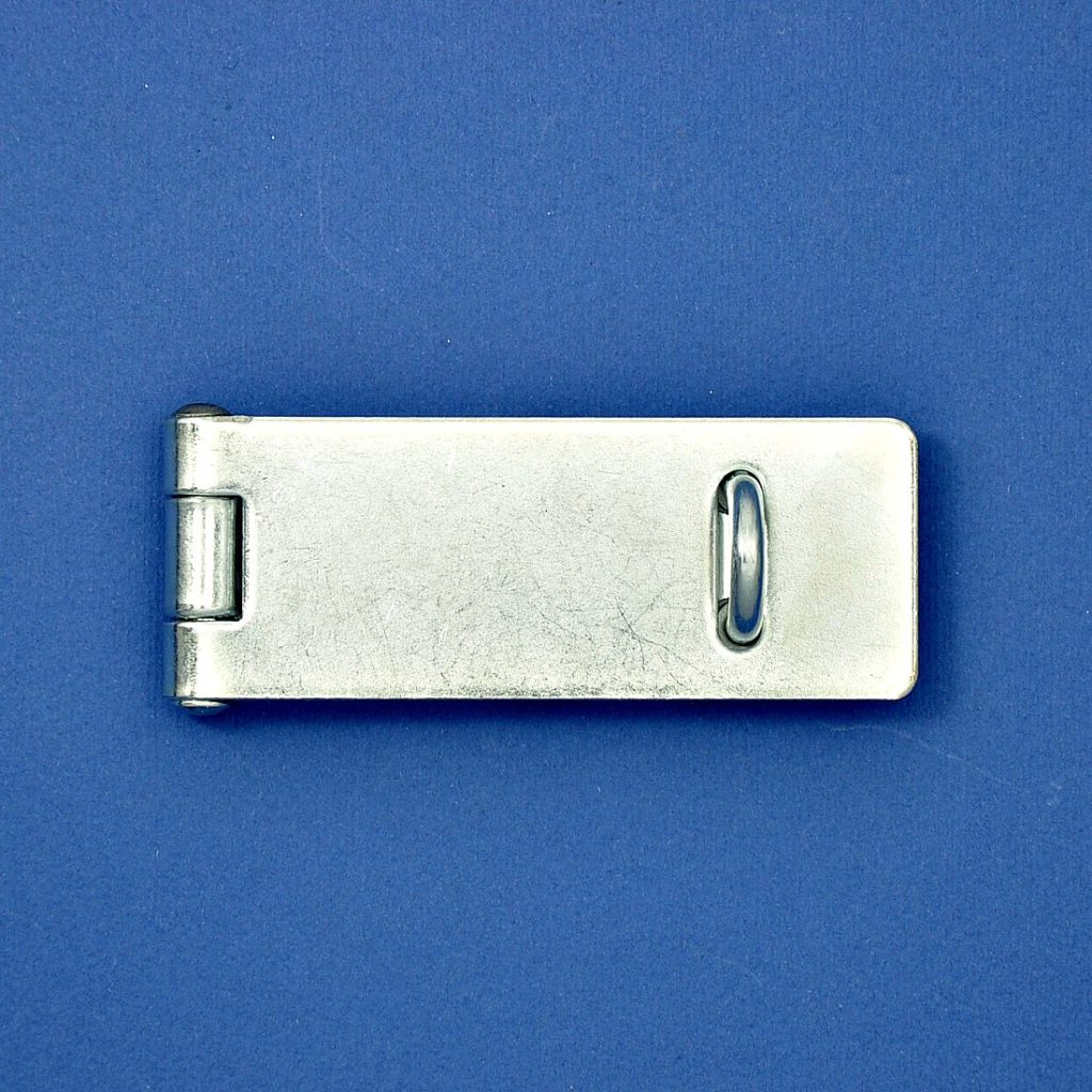 Hasp & Staple 100mm Std type ZP