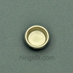 Round finger flush pull