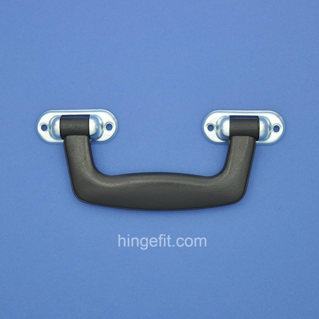 Case Handle - D type - Black Plastic