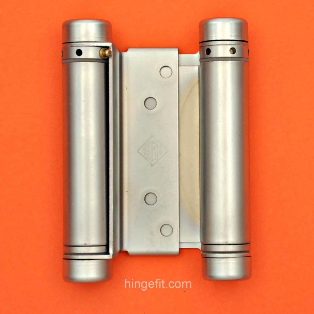 Hinge Double Action - Slimline - 180mm Aluminium