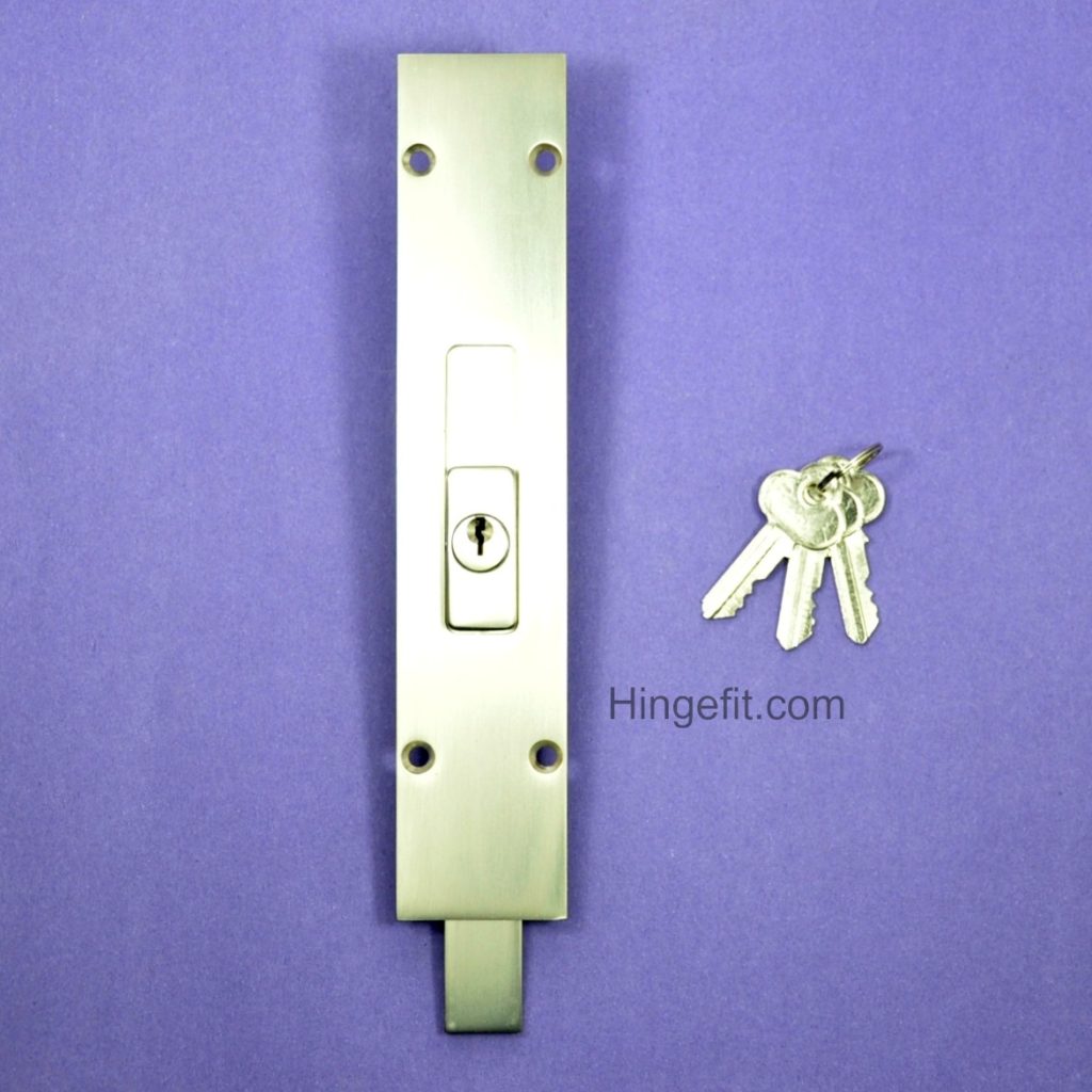 Slimline 210mm – Keyed – Satin Nickel